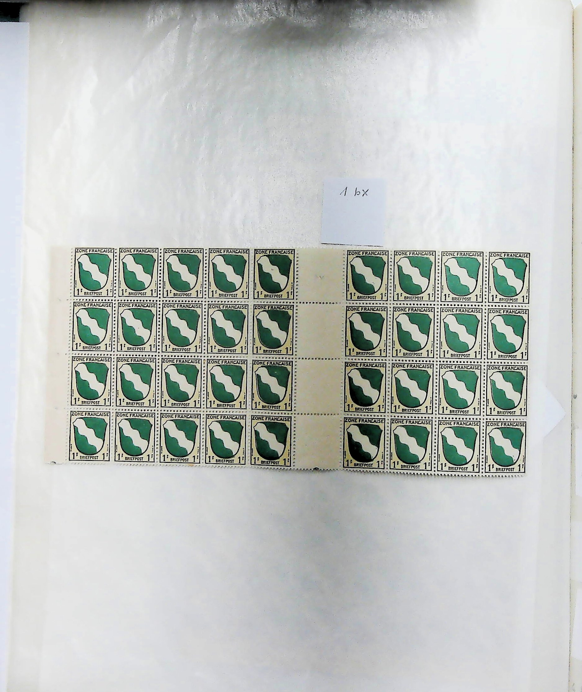 Alliierte Besetzung, Frz. Zone, Allgemeine Ausgabe, MiNr. 1 bis 10 ...