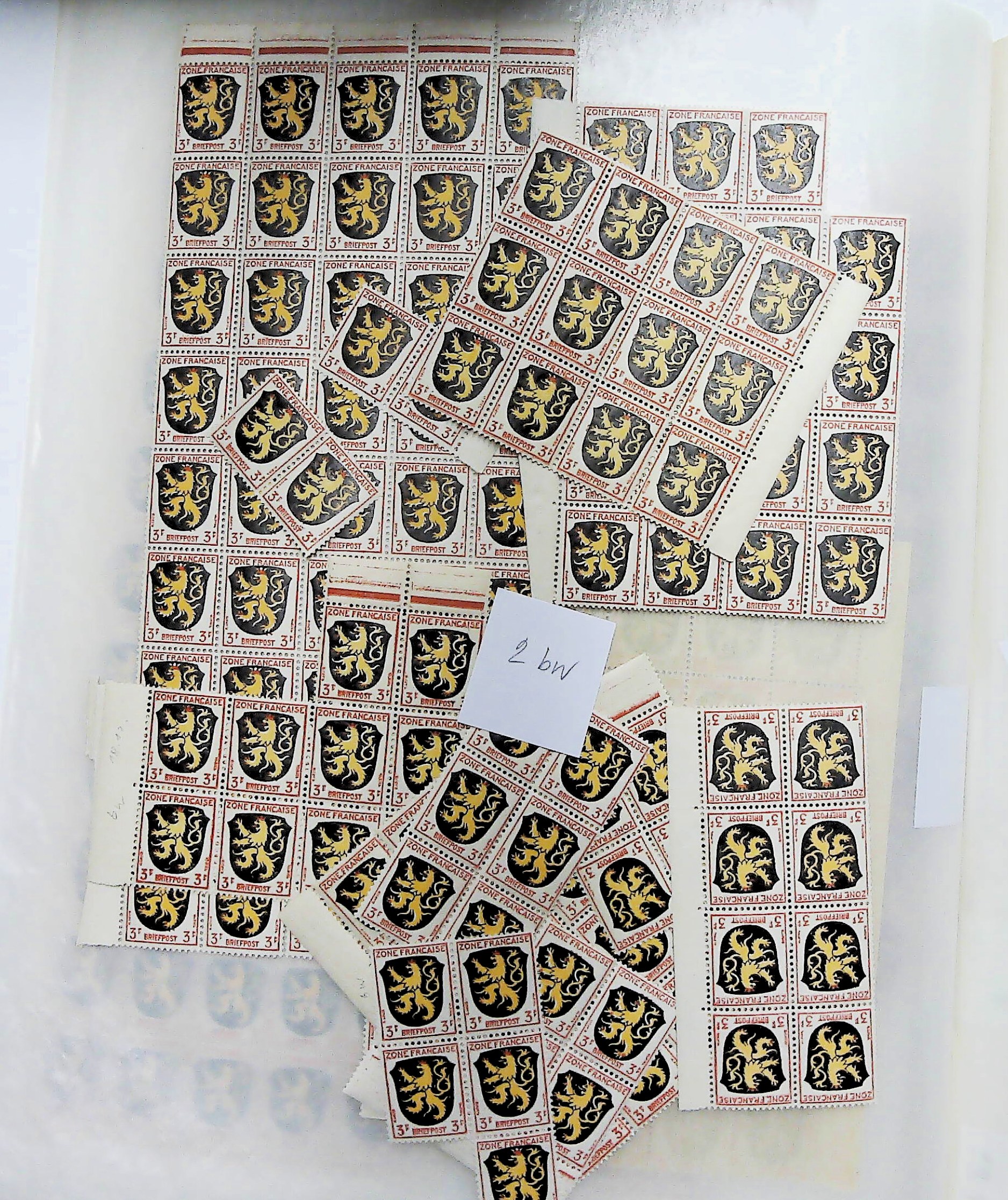 Alliierte Besetzung, Frz. Zone, Allgemeine Ausgabe, MiNr. 1 bis 10 ...